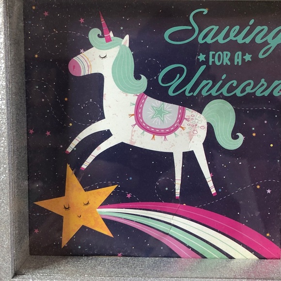 Accents | Unicorn Themed Shadow Box With Silver Frame | Poshmark